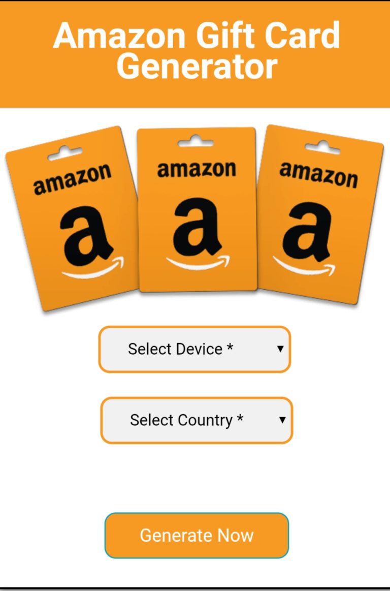 Free Amazon Gift Card Codes Generator 2022 Working List 